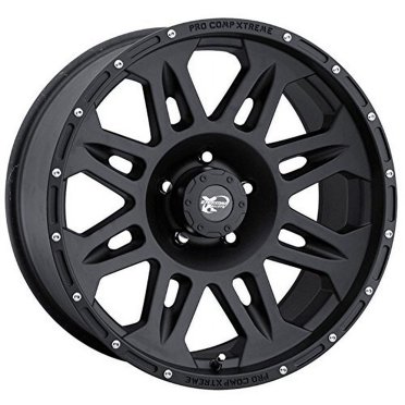 Pro Comp Rock Crawler Xtreme Series 252, 15x10 Gloss Black Steel Wheel ...