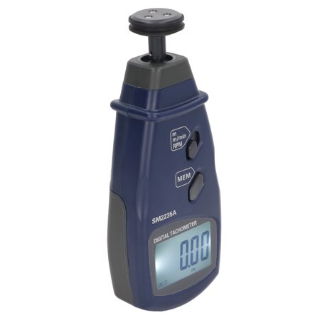 Mgaxyff Digital Tachometer RPM Meter Contact Handheld Tester 0.5 ...