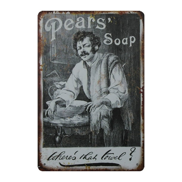 Pears' Soap metal tin sign vintage style reproduction 12 x 8 inches ...
