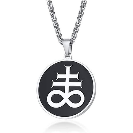 Stainless Steel Gothic Pentacle Pentagram Star Satanic Satan Pagan ...