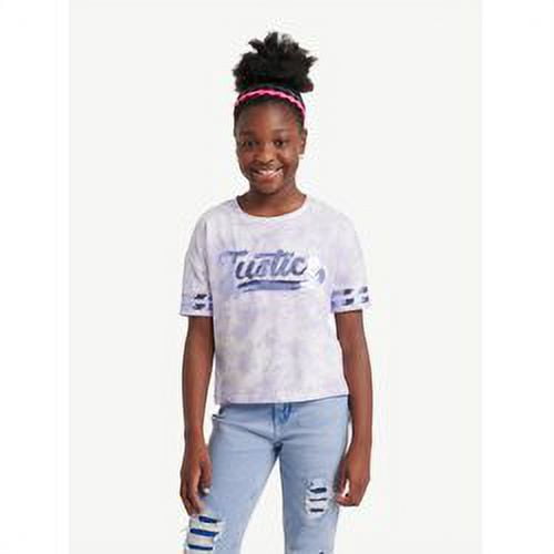 Justice Girls Short Sleeve Graphic Sequin T-Shirts, Sizes S-XL16 ...