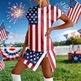 DHFJKG Womens 2 Piece Skirts Set American Flag Print Loose Fit ...