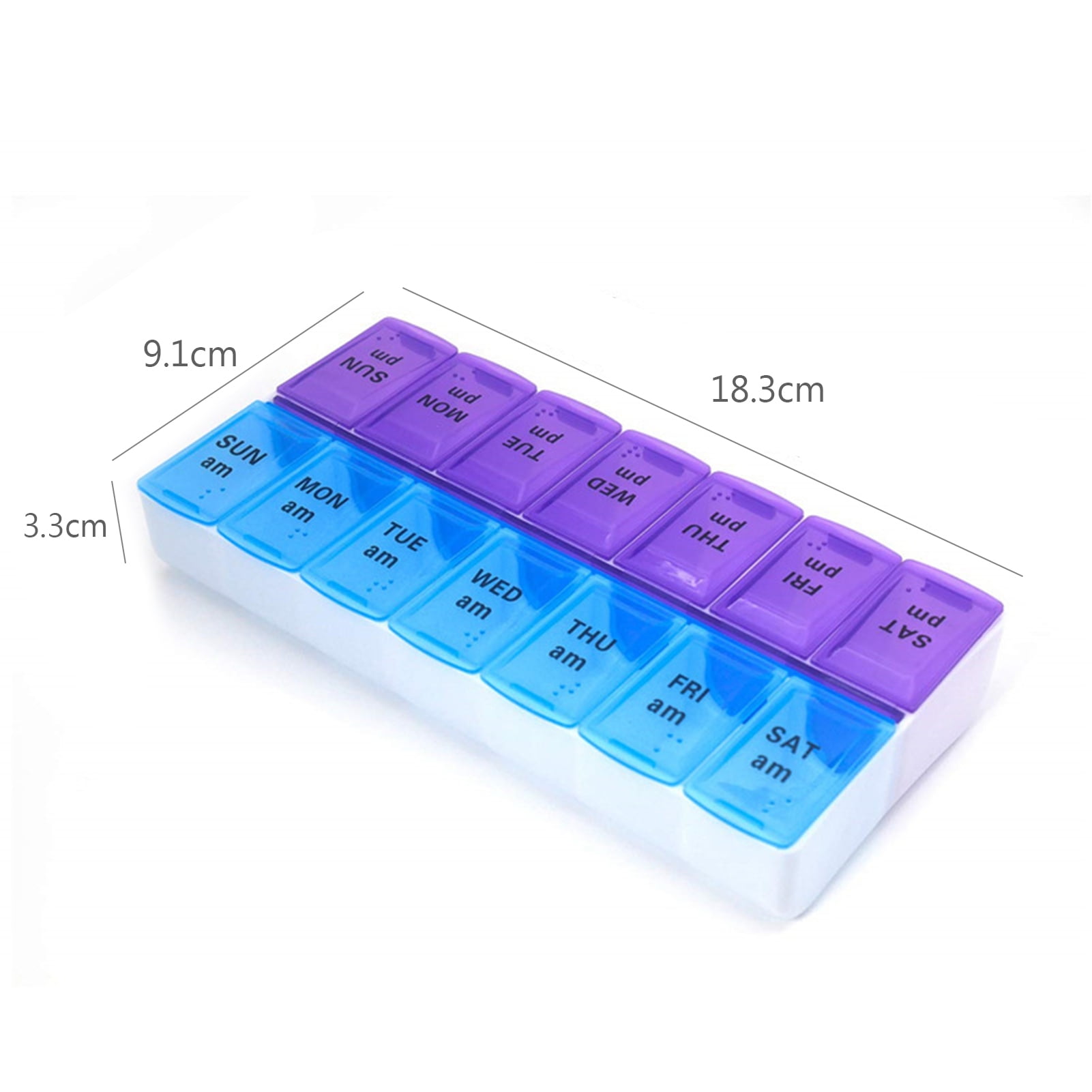 Click here for Unbranded Box portable Container Pill Pill Box Fis... prices