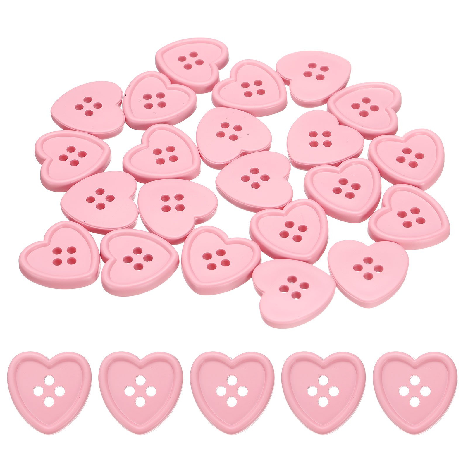 Click here for Uxcell 40pcs Heart Resin Sewing Button  23mm 5/8 4... prices