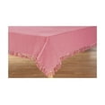 Lintex Linens Homespun Check 100% Cotton Woven Fringed Tablecloth 60 ...