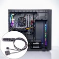 YIEMEEN 4 Pin PC Fan Hub 1 to 5 Way Internal Fan Power Supply Extension ...
