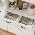 71 Tall Kitchen Pantry Storage Cabinet, Modern Bar Cabinet with ...