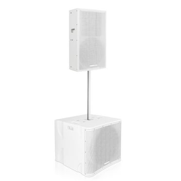 "Seismic Audio - Apex-12D 1600W 12"" Active Subwoofer & 4x4 Column Line ...