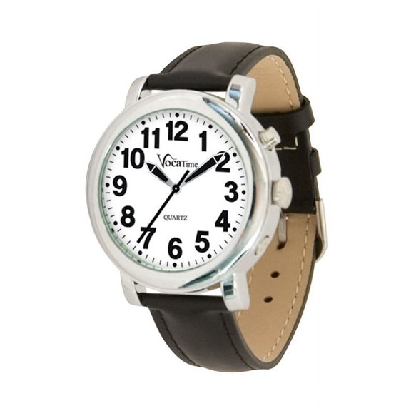 Talking Watch- Mens- 2 Voices- Bi-Color- Expansion Band - Walmart.com