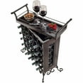 Winsome Silvano Wine Rack, Removable Tray, Antique Bronze - Walmart.com
