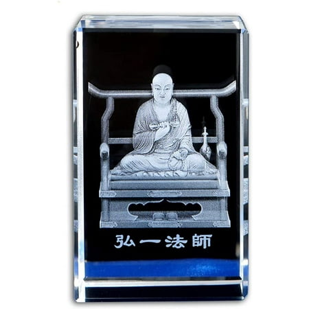 yayagoli Buddha Statue of Hong Yi Master Crystal Decoration Ornaments ...