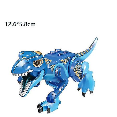 Jurassic Dinosaur Block Compatible Lego Rex Raptor Ankylosaurus Action ...
