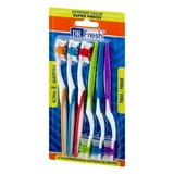 Dr. Fresh Family Toothbrushes, Firm, Daily Use, 6 Ct - Walmart.com