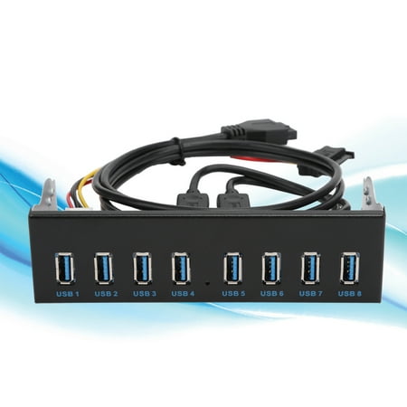 USB Front Panel, Practical USB3.0 8 Ports Front Panel, Computer For PC ...