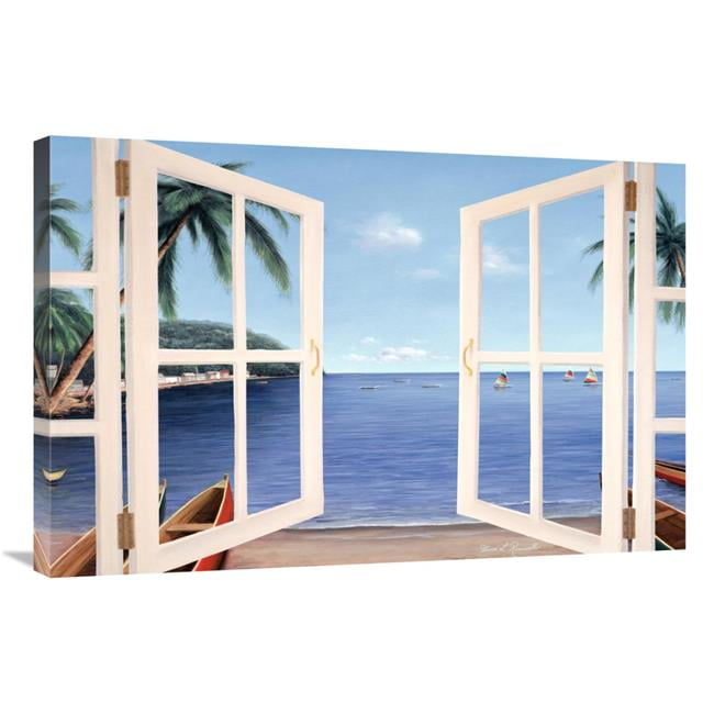 24 x 36 in. Day Dreams Through Window Art Print - Diane Romanello ...