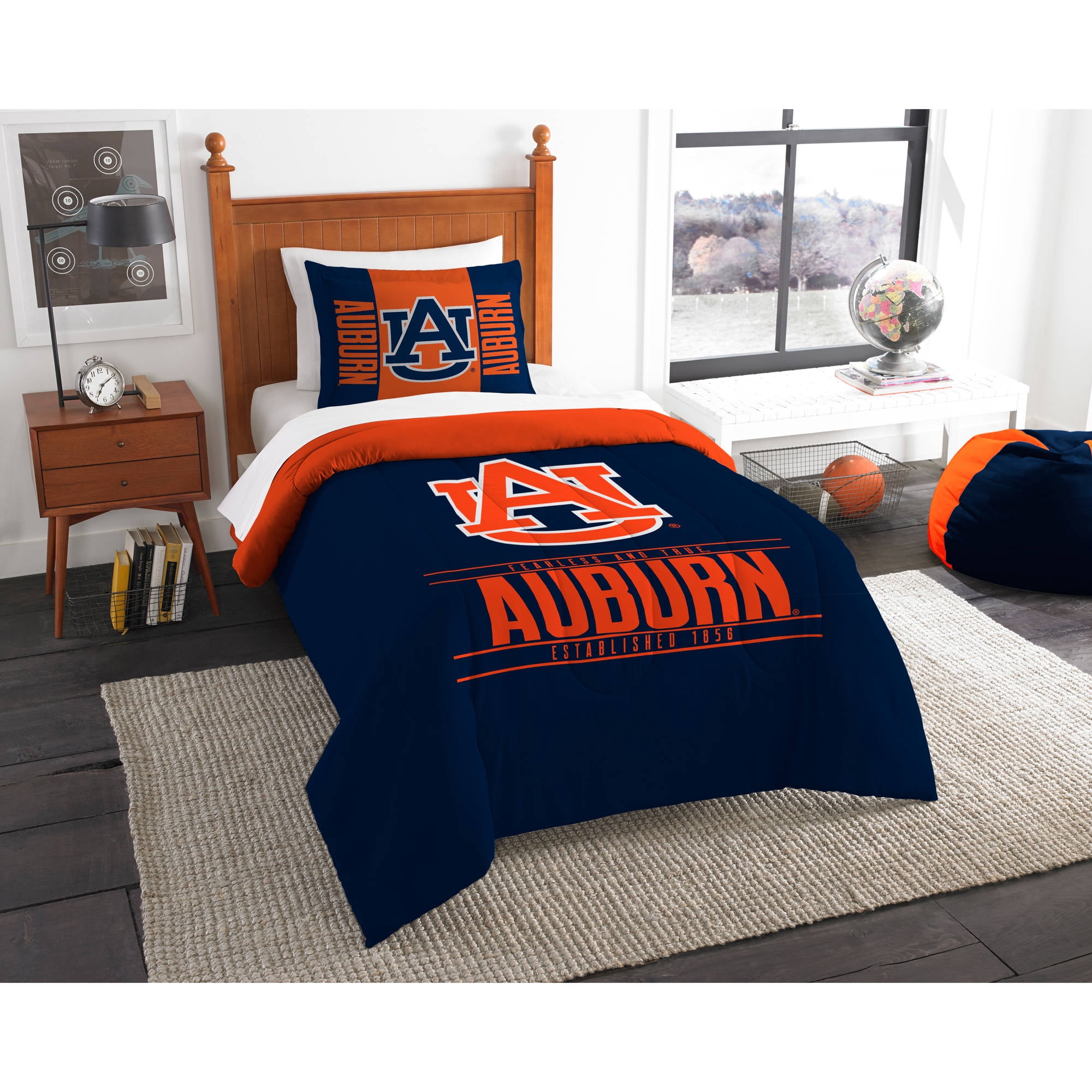 NCAA Auburn Tigers Modern Take Bedding Comforter Set Walmart NCAA Auburn Tigers Modern Take Bedding Comforter Set Walmart