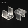 Uxcell Led Neon Mounting Clips, Fixing Clamps Holder Fit 8mm Silicone ...