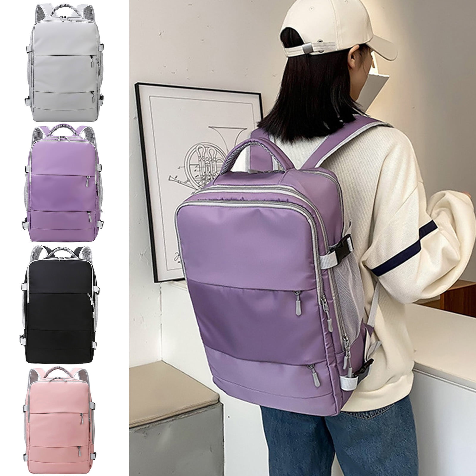 Click here for Vaidha Travel Backpack For Women Men airline Appro... prices