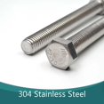 URIJDAS-M12 Hex Bolt M12-1.75 x 100mm UNC Hex Head Screw Bolts 304 ...