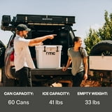 RTIC 45 QT Heavy-Duty Wheeled Cooler, Ultra-Tough Hard-Sided Ice Chest ...