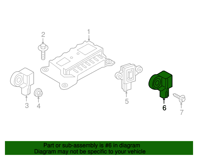 Buy Genuine OE Volvo Ft Impact Sensor - 31451528 Online at Lowest Price ...