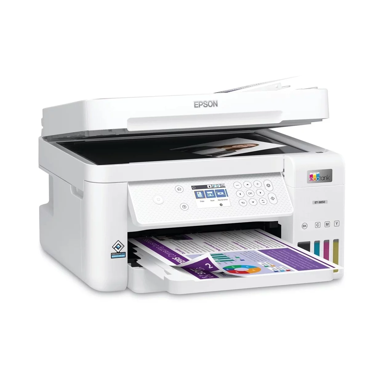 Open Box Epson EcoTank ET-3850 Special Edition All-in-One Printer ...