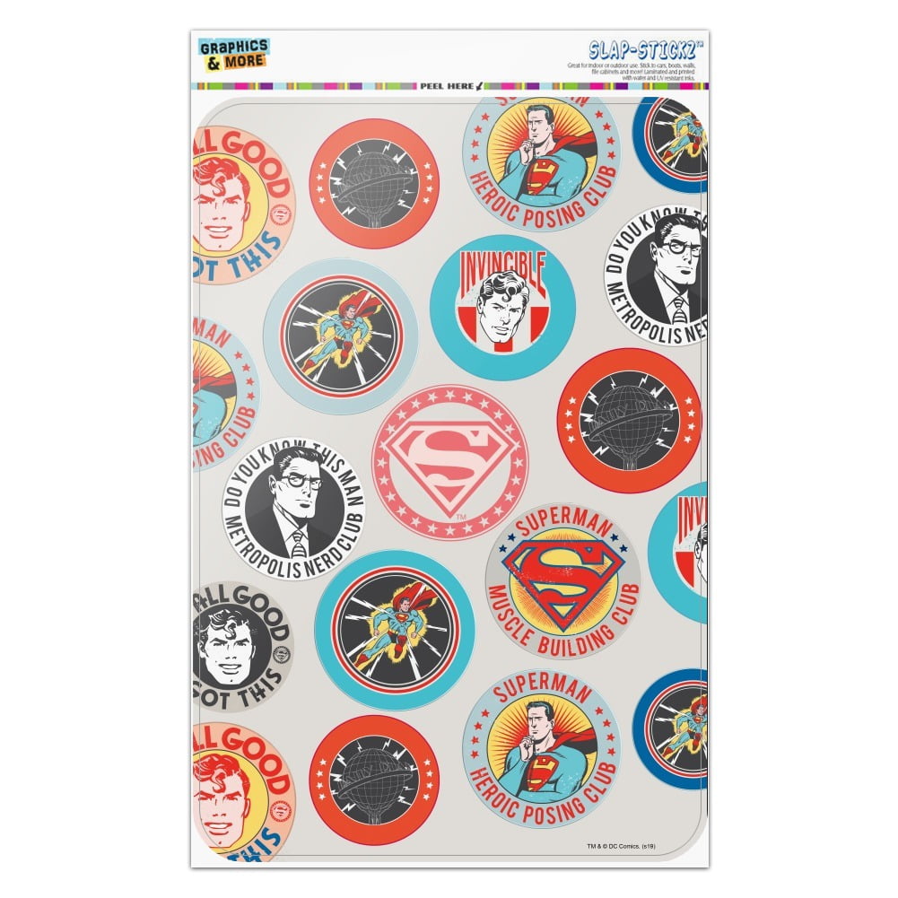 Superman Button Pattern Home Business Office Sign - Walmart.com