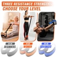 Pedal Resistance Band with Handles, 55/75LBS Women Exercise Band for ...