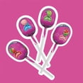 BUBBLE YUM Assorted Flavored Bubble Gum Filled Lollipops, Candy Bag, 8. ...
