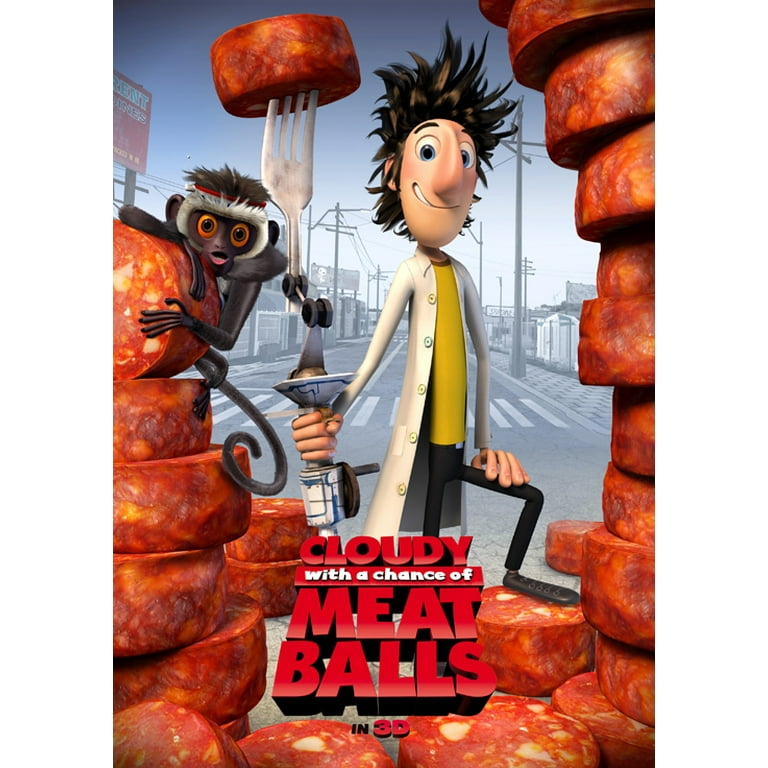 Cloudy With A Chance Of Meatballs Movie Poster