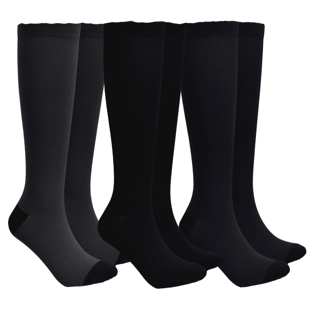 Colorful, lightweight compression socks, unisex for everyday work ...