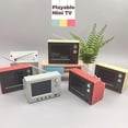 2026 New Mini Cartoon TV, Rechargeable Mini Retro TV Cartoon Player ...