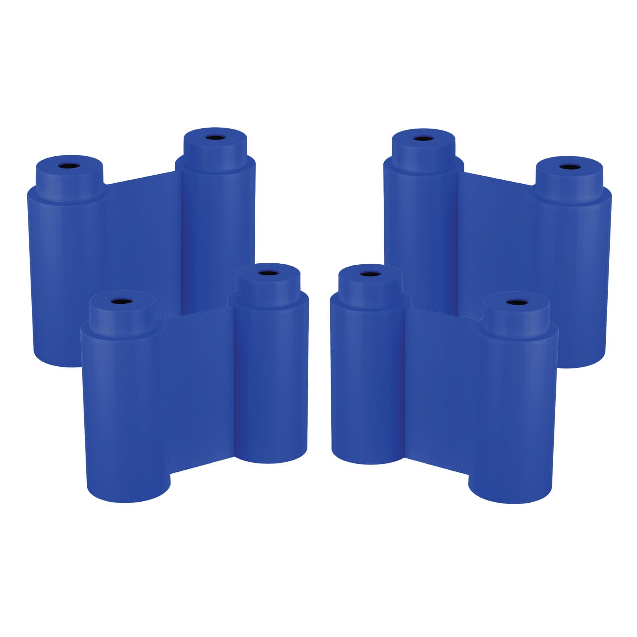 EverCurve Spaced Double Tube Bulk Pack - 16 Pieces - Blue - Walmart.com