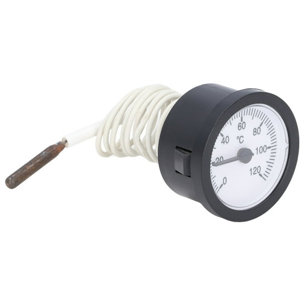 Pressure Thermometer,Dial Thermometer 0‑120°C Measuring Copper ...