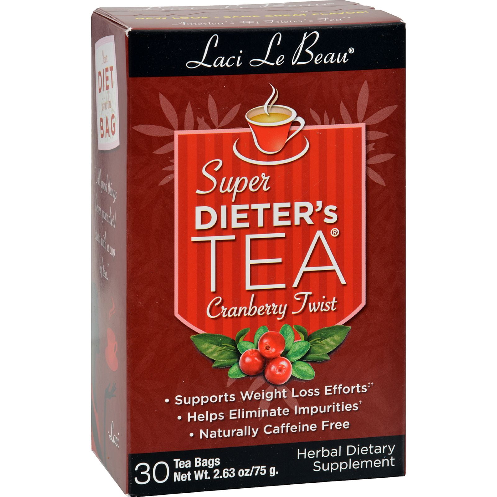 Laci Le Beau Super Dieters Tea Cranberry Twist 30 Tea Bags