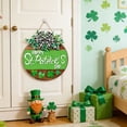 HuiXinOu Wooden Welcome Sign for Front Door, St. Patricks Day Fall ...