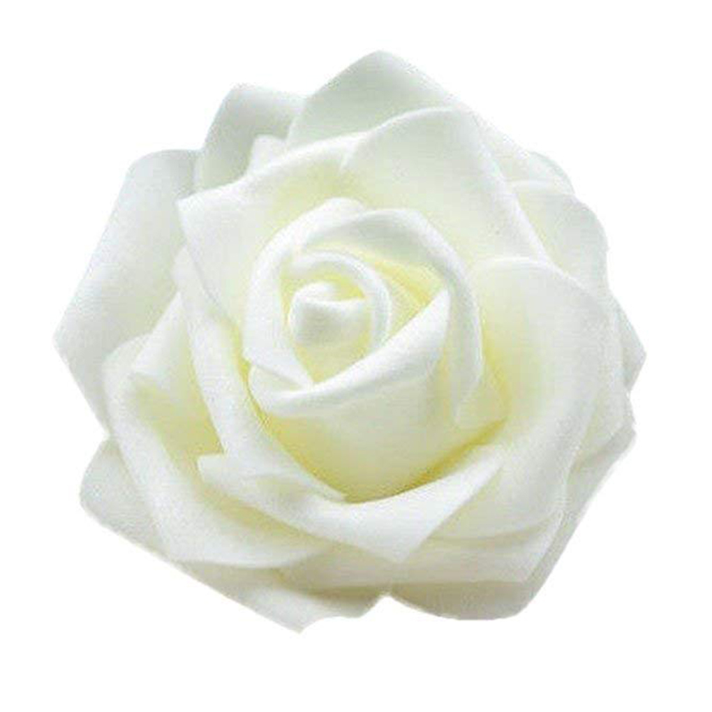 50pcs Artificial Bionic Flowers PE Foam Lifelike Roses Wedding ...