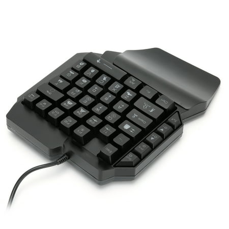 Gaming Keyboard, One Handed Gaming Keyboard Ergonomic Portable Plug And ...