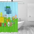 Game BFDI Battle For Dream Island Shower Curtain Bath Curtain Sets ...