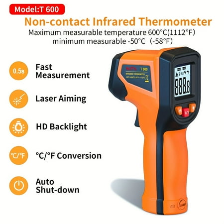 1pc Digital Infrared Thermometer Gun-Handheld Heat Temperature Gun For ...