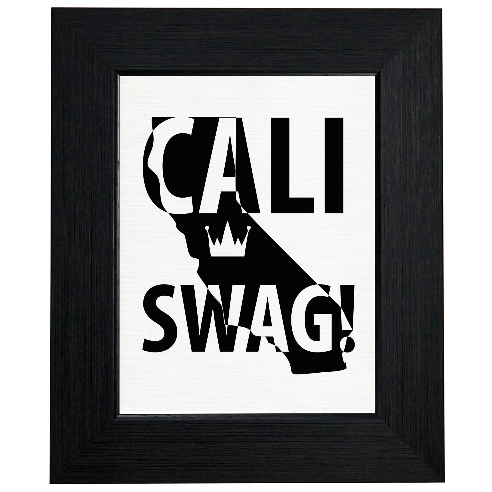 Trendy Cali Swag California Silhouette Graphic Framed Print Poster Wall ...
