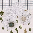 4PCS 8.6 Inch Doilies Crochet Round Lace Doily Handmade Placemats ...