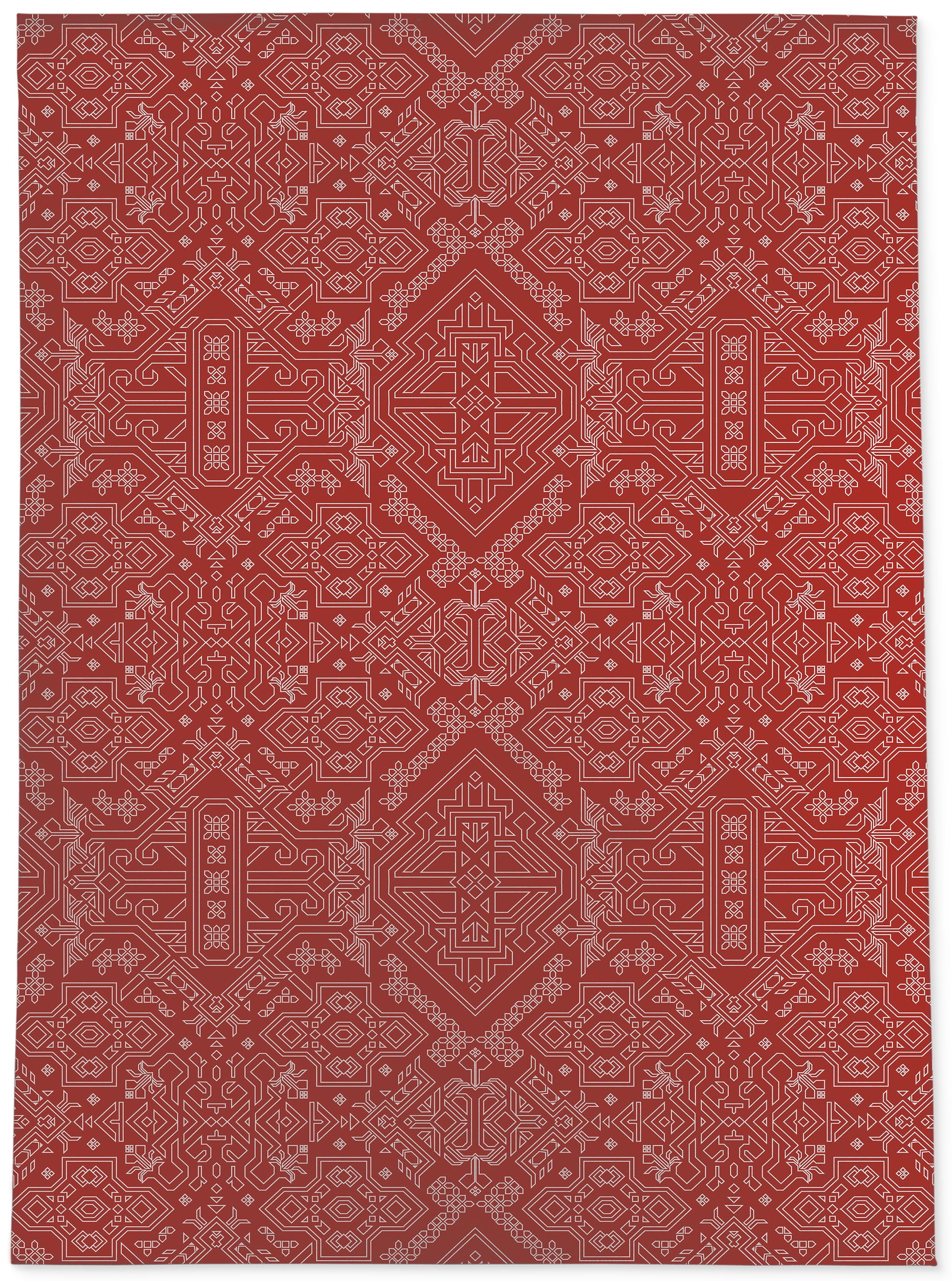 Mamluk Terracotta Area Rug by Kavka Designs - Walmart.com
