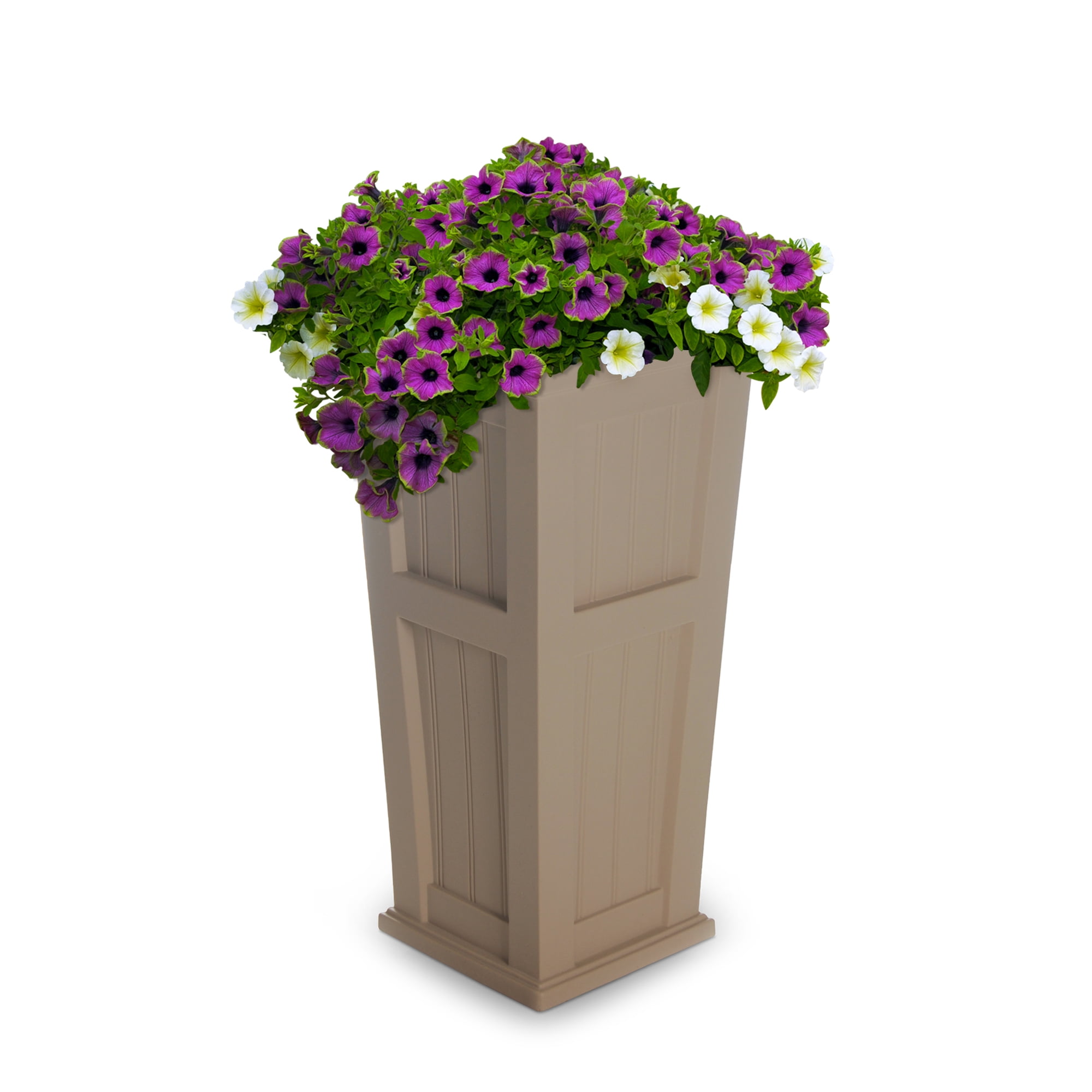 Cape Cod Tall Planter Clay - Walmart.com