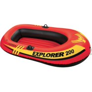 Intex Inflatable Explorer Pro 400 Four-Person Boat with Oars and Pump ...