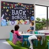 Furvclv Welcome Back To School Banner 70 x 40 Inch First Day School ...
