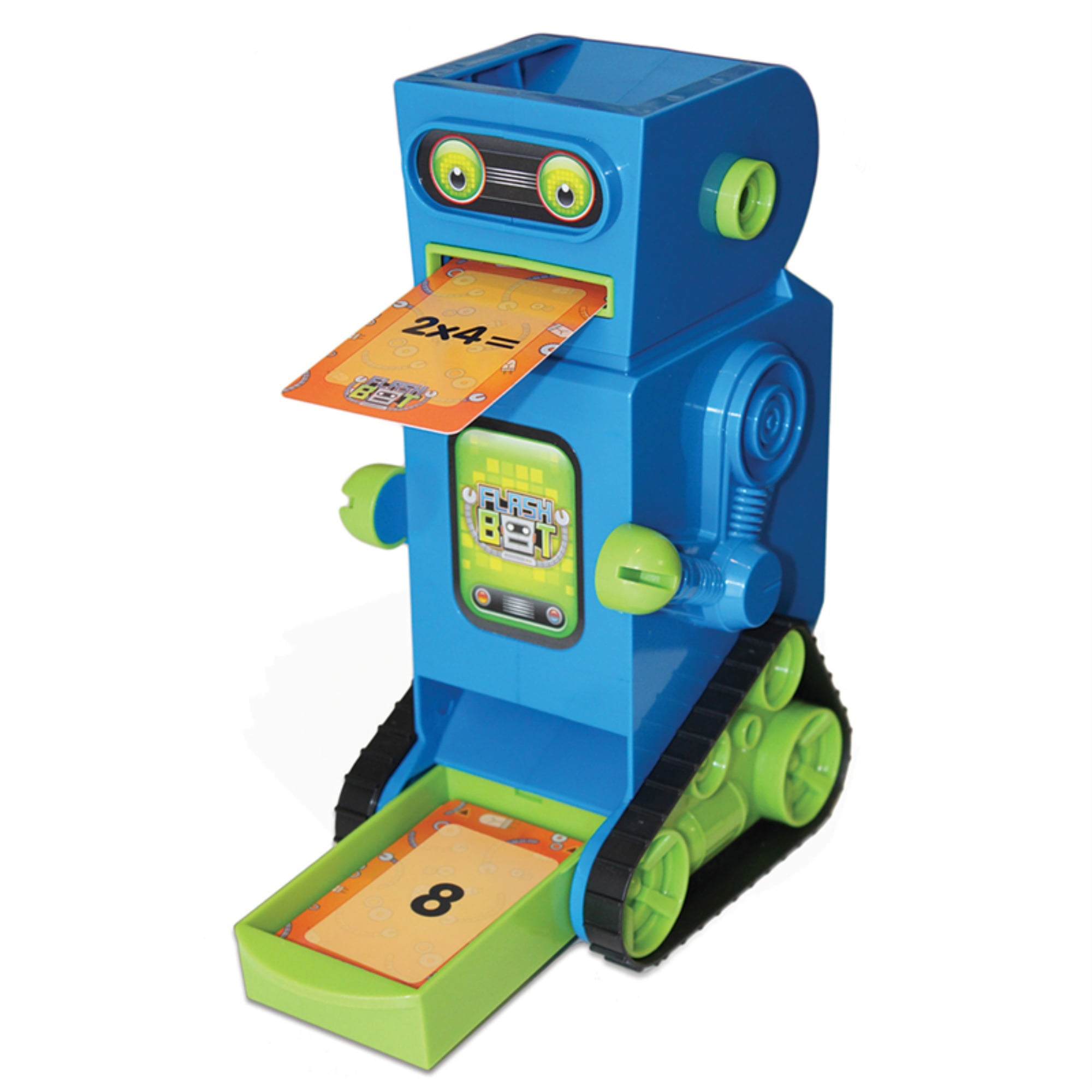 Junior Learning Flashbot Flash Card Robot, Includes 20 Demonstration ...