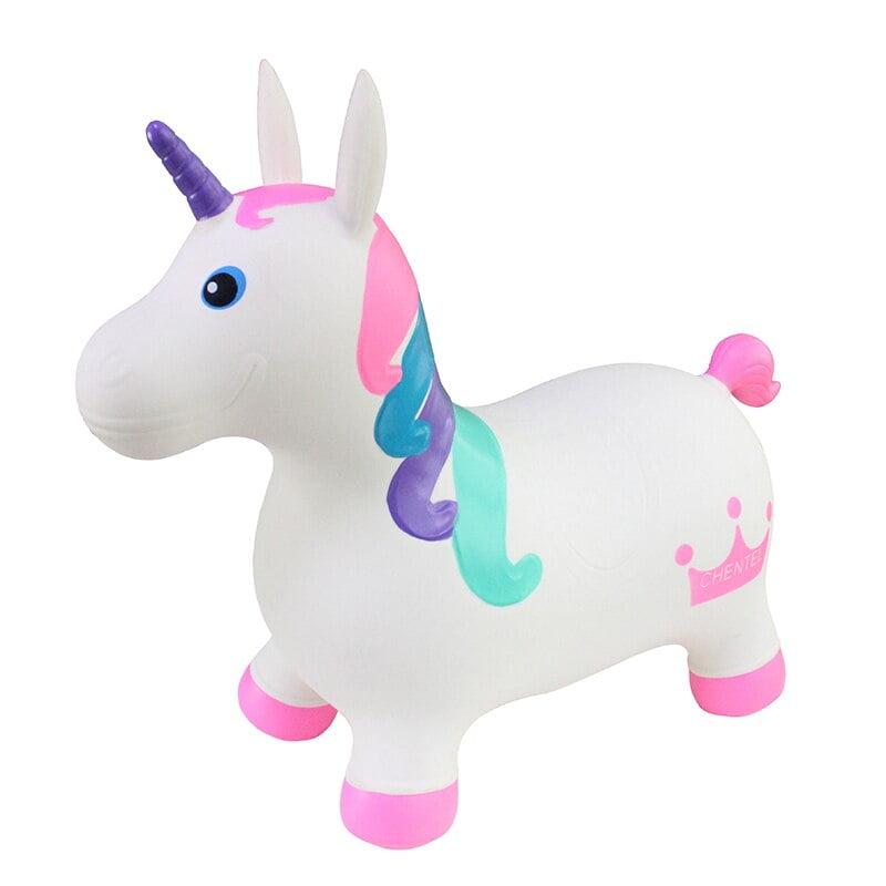 Juguetes inflables para niños, caballo inflable para bebés, unicornio ...