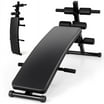 Adjustable Arc-Shaped Decline Sit up Slant Bench Crunch Board for ABS ...