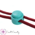 Craft County Double Barrel Slider Spring Loaded Cord Locks - Variety of ...
